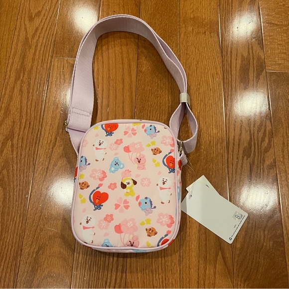 bt21 | Bags | Bts Bt2 Sakura Cherry Blossom Athletic Crossbody Bag ...